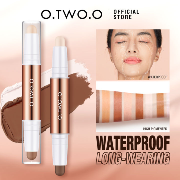 O.TWO.O Contour Stick Double Head Contour Pen Waterproof Matte Finish ...