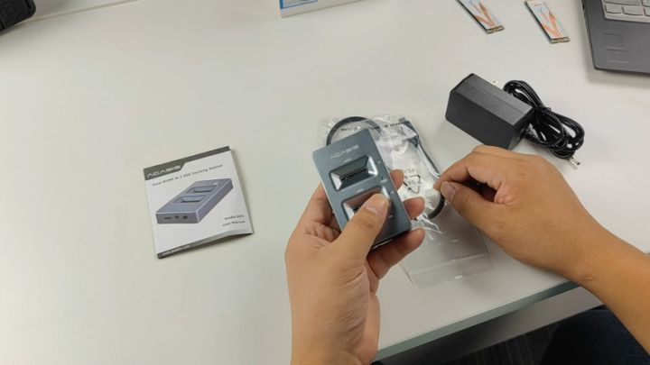 ACASIS Dual-Bay M.2 NVMe Cloner Duplicator - 1-Button Offline Clone ...