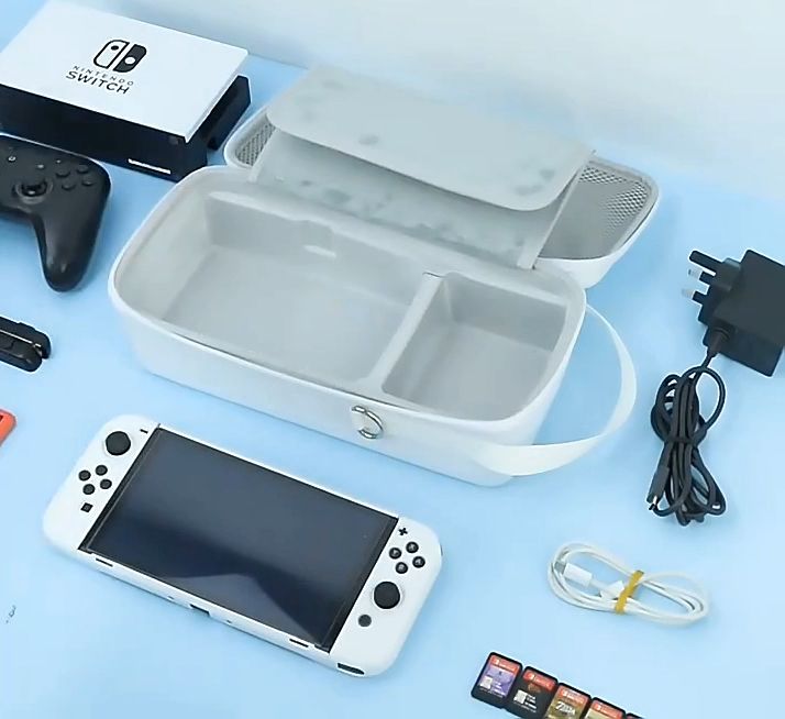กระเป๋า Nintendo Switch OLED MODEL รุ่น XL SIZE สีขาวและสีดำ กระเป๋าใบ ...
