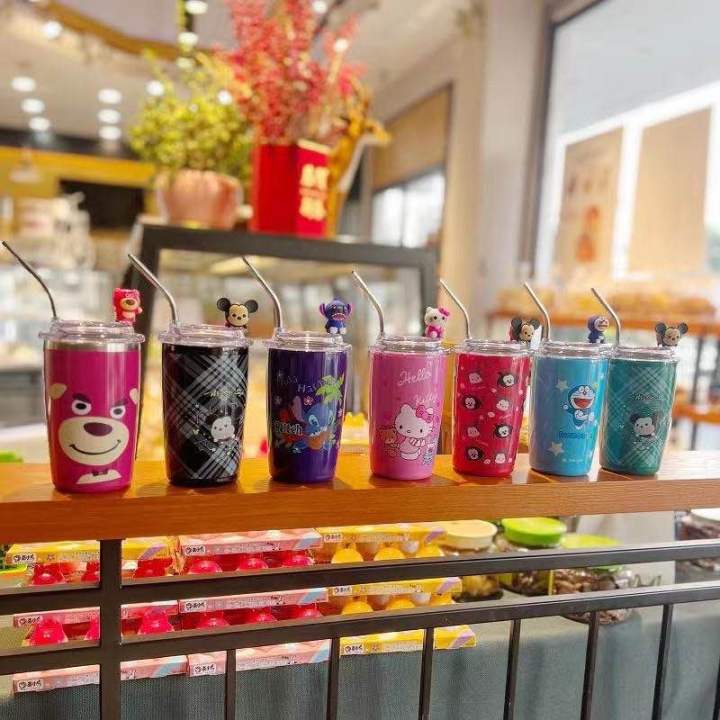 แก้วเยติ หมีล๊อตโซ่ Lotso / Sanrio แถมฟรีหลอดสแตนเลส เก็บความเย็น ดิสนีย์ 450ml 6แบบ | Lazada.co.th