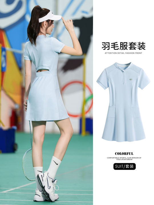Quick Dry Badminton Uniform Women's Summer Design Spicy Tennis Dress ...