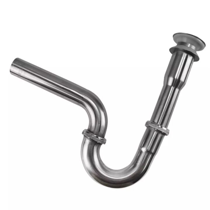 Lavatory p-trap 304 stainless 1-1/4 ptrap only or ptrap set with ...