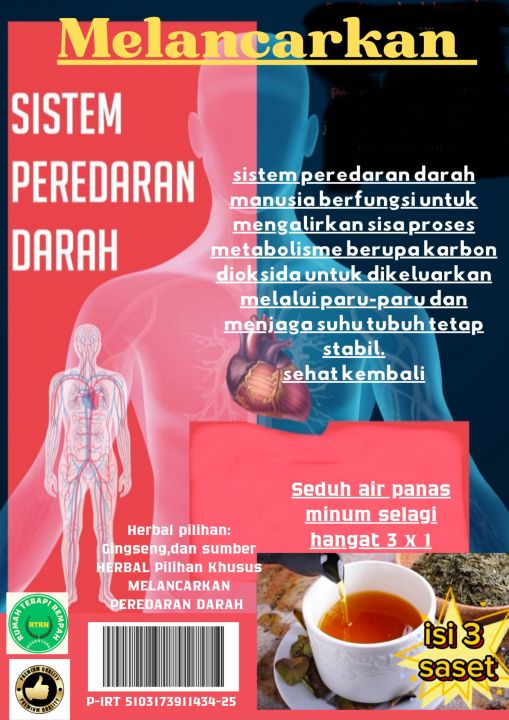HERBAL PEREDARAN DARAH, SIRKULASI DARAH PENTING | Lazada Indonesia