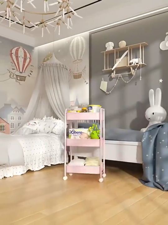 3 Tier Multifunction Storage Trolley Rack Office Shelves Home Kitchen ...