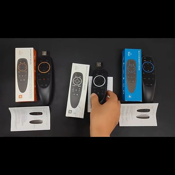 【Ready Stock】 Smart Voice Remote Control Wireless Air Fly Mouse 2.4g ...