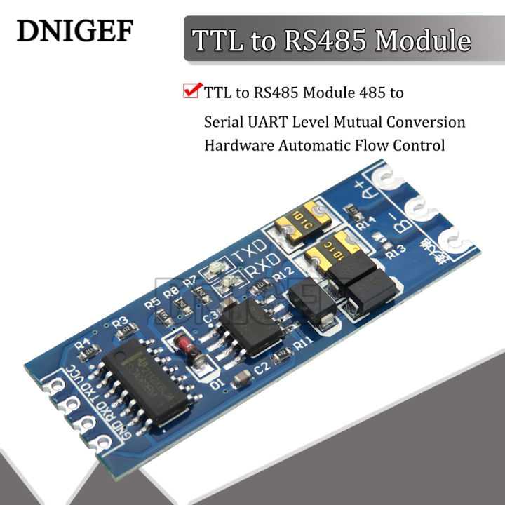 TTL to RS485 Module 485 to Serial UART Level Mutual Conversion Hardware Automatic Flow Control ...