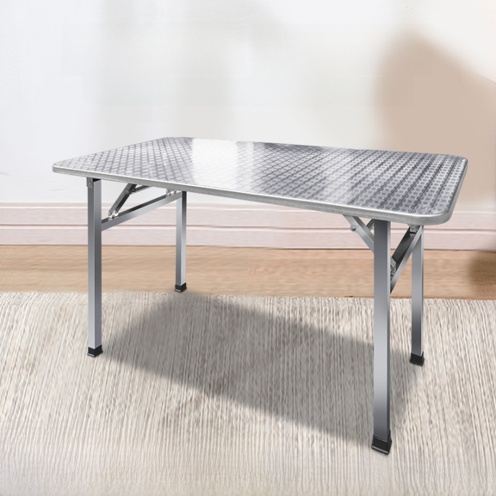 Stainless Steel Foldable Rectangular Table Outdoor Portable Folding ...