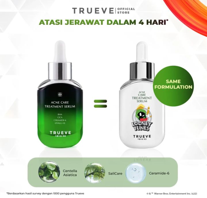 TRUVE Acne Care Treatment Serum / Serum Acne 30 ml | Lazada Indonesia