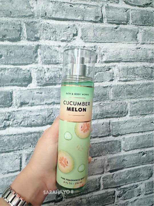 Bath & Body Works Cucumber Melon Fragrance Mist 236 ml. ของแท้ | Lazada ...
