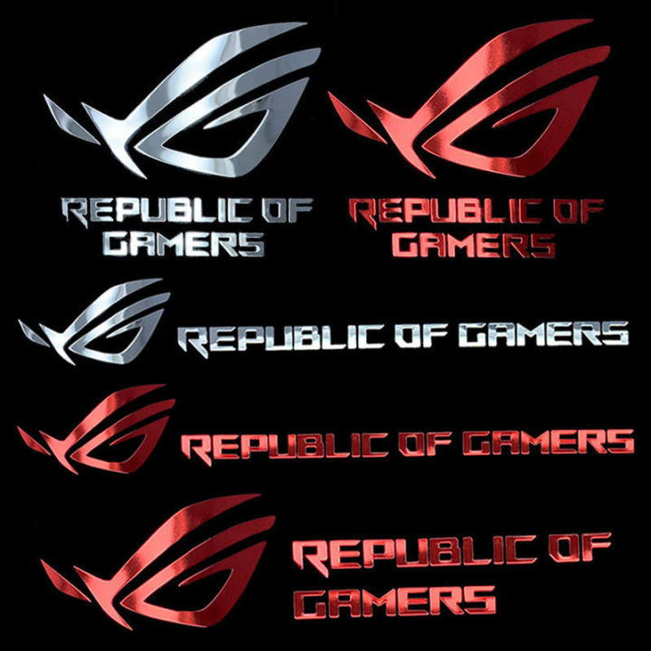 Lost Eye Rog Sticker Asus Asus Rog Logo Mobile Phone Laptop Case Decorative Sticker Lazada Ph
