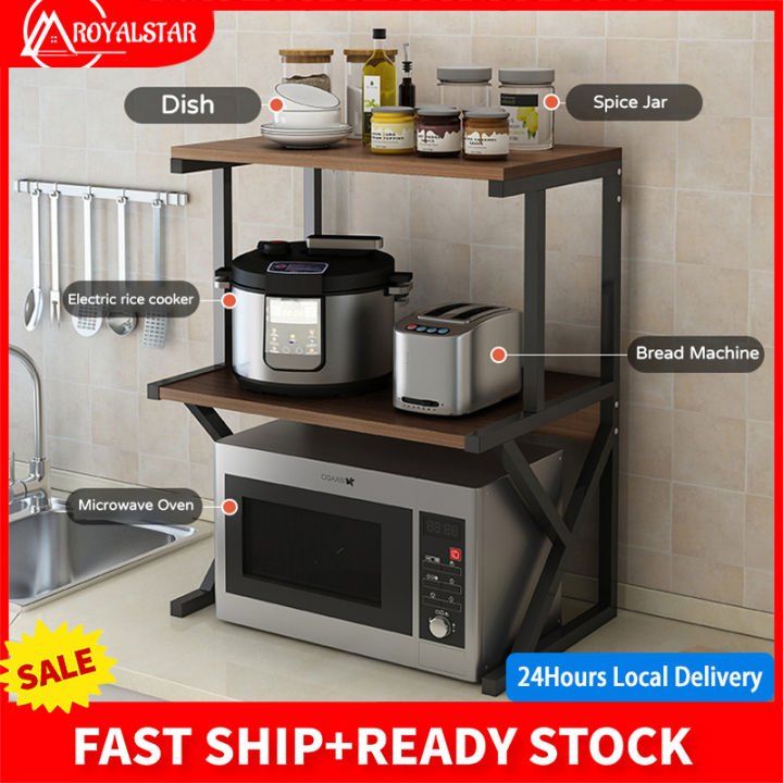 Royalstar 2/3 Layer Modern Style Kitchen Storage Rack Large Load ...