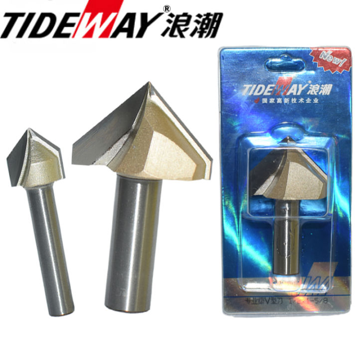 Tideway Wave Professional Grade V-Shape Cutter 90 Degree Electric ...
