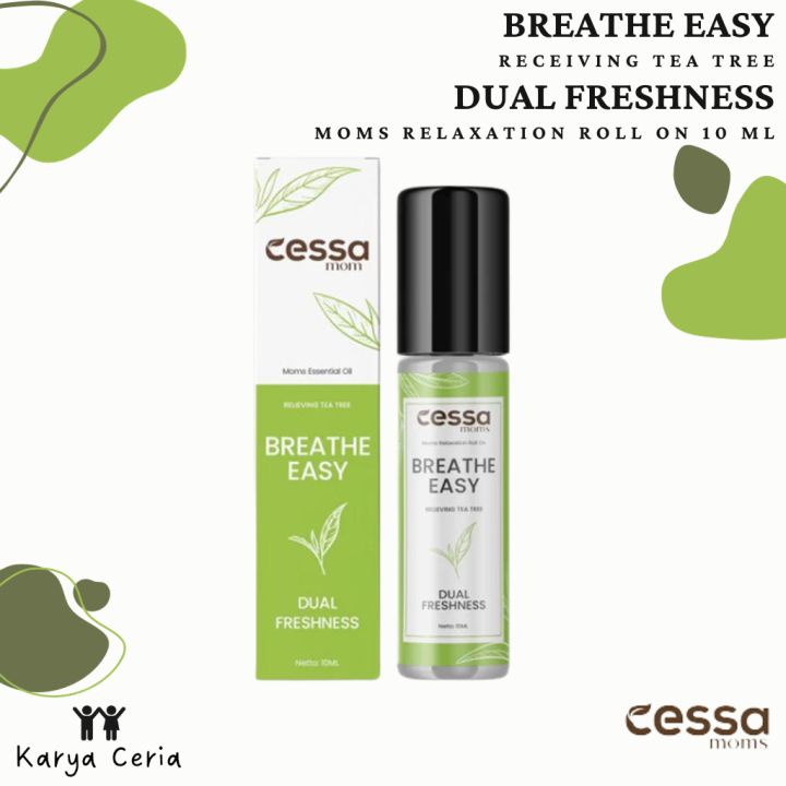 Cessa Moms Hijau Breathe Easy Melegakan Pernapasan Relaxation Roll on ...