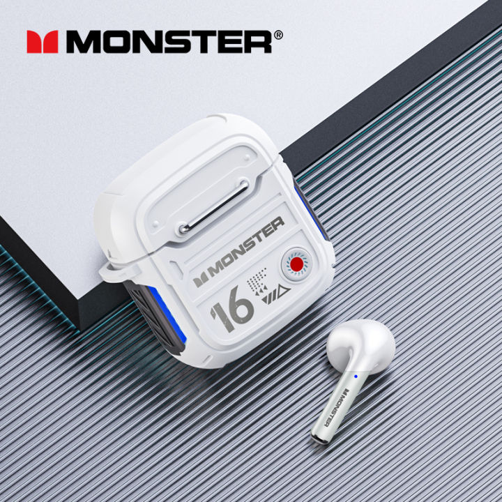 Monster XKT16 Wireless Earphones Bluetooth 5.3 Gaming Headset Low ...
