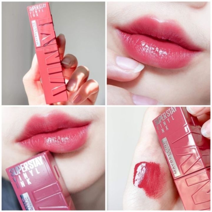 Maybelline Superstay Vinyl Ink สีลูกรักคือสีเบอร์ 10 LIPPY สีชมพูเข้ม ...