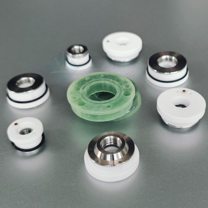 Laser Ceramic D28mm 32mm KT B2" CON Nozzle Holder Parts For Precitec ...