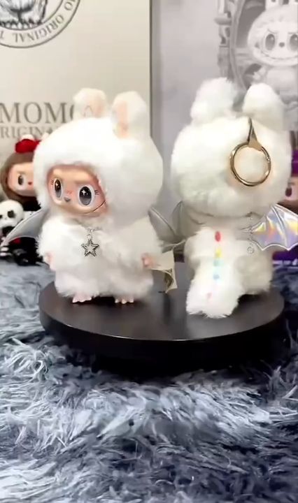 POPMART LABUBU Zimomo White Vinyl Doll 2.0 Handheld Trendy Play | Lazada PH