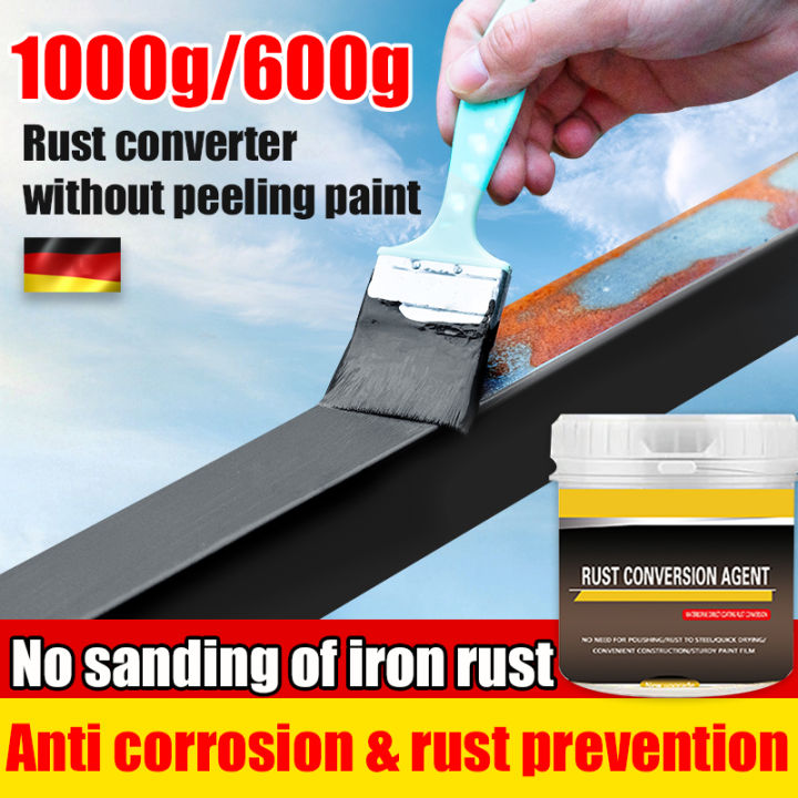 【grinding-free Rust-free】Rust converter anti rust paint for metal 1000g ...