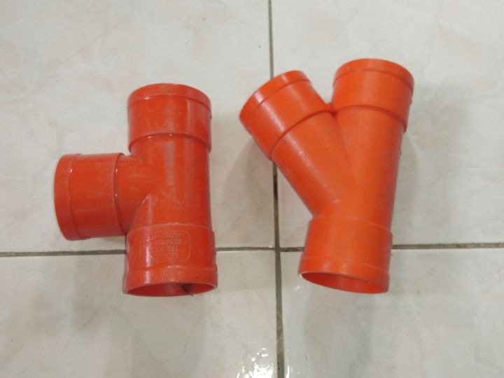 PVC Orange Tee Wye 2" 2×2 Random Brand | Lazada PH