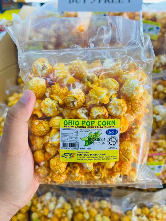 ( 100G ) OHIO POPCORN CARAMEL / BERTIH JAGUNG BERPERISAN KLASIK HALAL ...