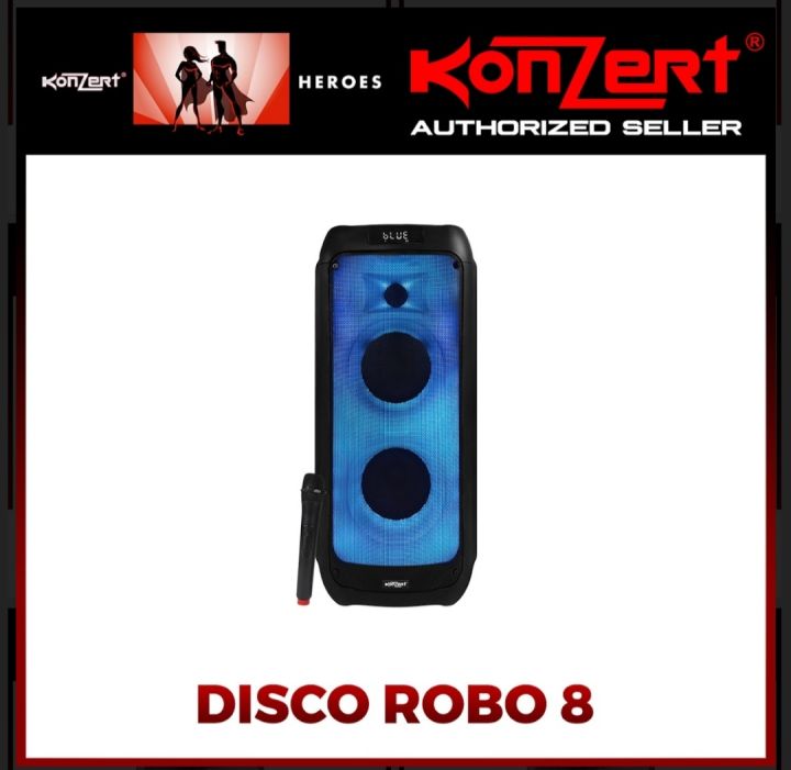 KONZERT DISCO ROBO 8 Portable Party Speaker | Lazada PH
