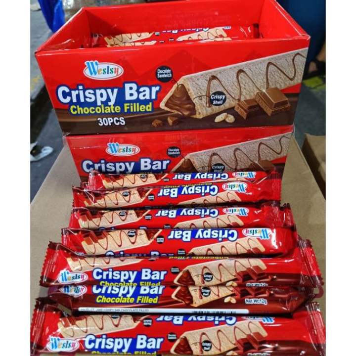 Crispy Bar Chocolate Filled 30 pieces | Lazada PH
