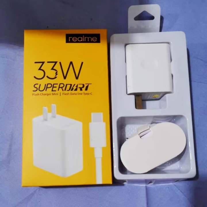 Realme 33W Original SuperVOOC Charge Cable USB Type C Charger For ...