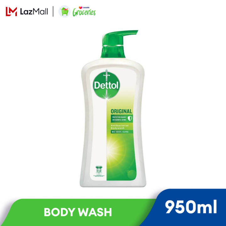 Dettol Shower Gel Antibacterial Body Wash 950ml Original Lazada
