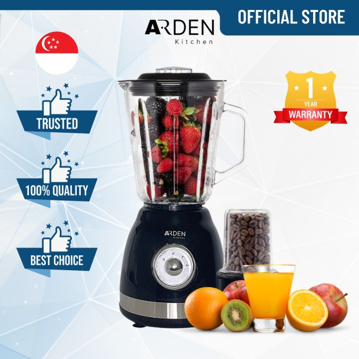 [Fast Delivery] Arden 1.5L Glass Jar Table Blender w Grinder (BJY69 ...