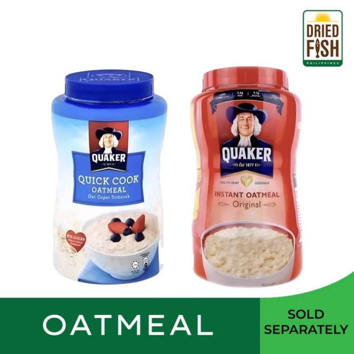QUAKER Instant Oatmeal Original | Quick Cook Oatmeal 1kg | Lazada PH