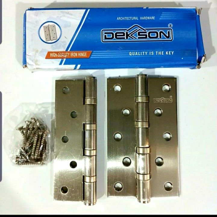 Engsel Pintu Tebal Iron Hinge DEKSON 5"×3"×3mm 4BB - Engsel Dekson 5 ...