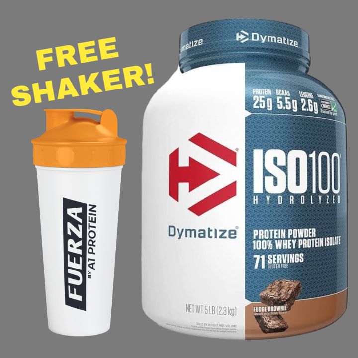 Dymatize Nutrition ISO 100 5lbs Hydrolyzed 100% Whey Protein Isolate 5 ...