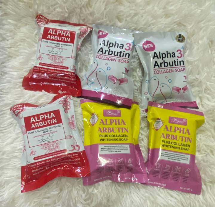 ALPHA ARBUTIN PLUS COLLAGEN WHITENING SOAP FROM THAILAND | Lazada PH
