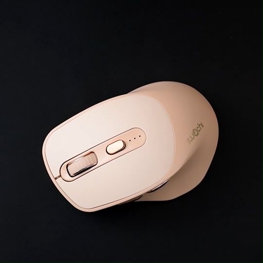 แท้ เมาส์ไร้สาย IWACHI i6 สีชมพู ใช้งานได้หลายอุปกรณ์ เสียงคลิกเงียบ ไร้เสียงรบกวน ชาร์จแบตได้ ...