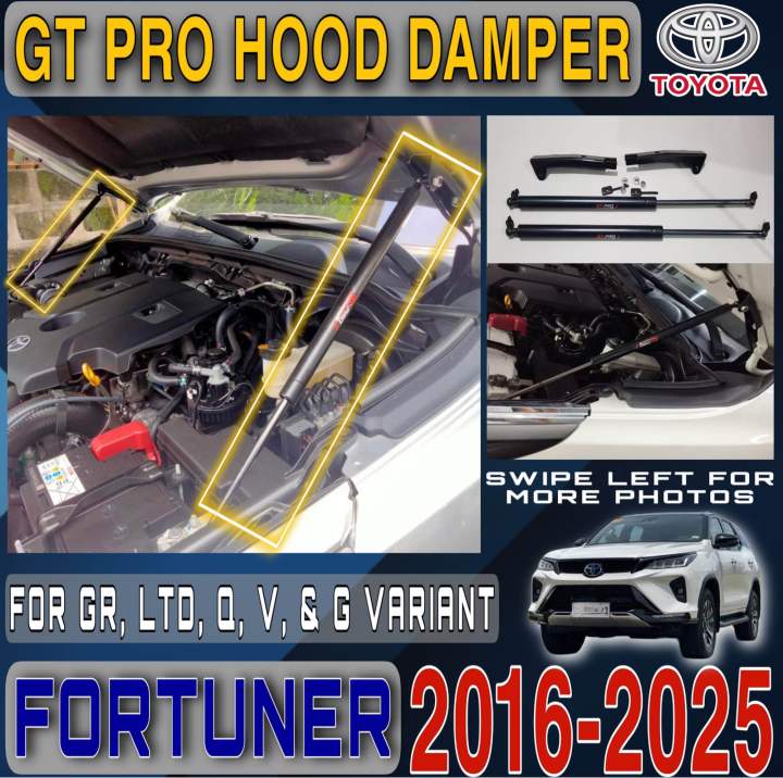 Toyota Fortuner 2016-2025 Hood Damper/Assist | Lazada PH