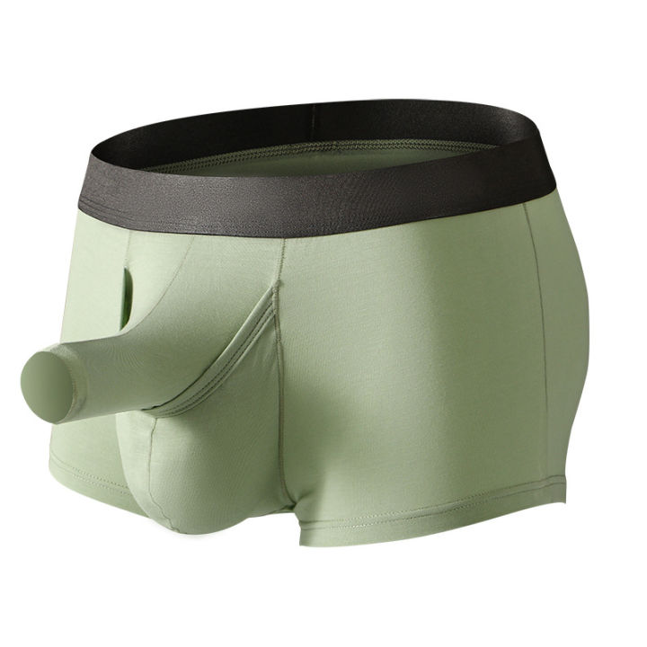 Open Underwear Boxers Bar And Egg Separation Mens Underwear Mens