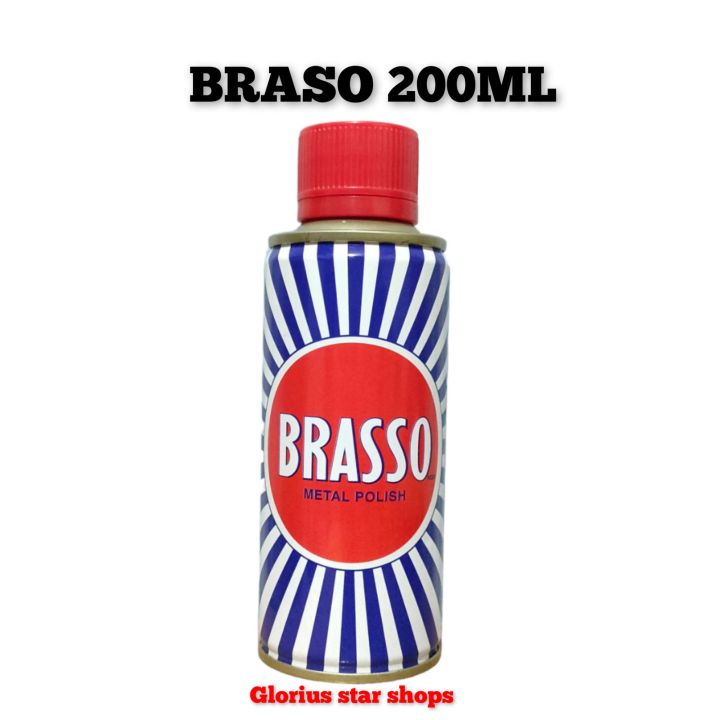 Braso Metal Polish Brasso 100ML 200ML Pengkilap Pembersih Logam Chrome ...