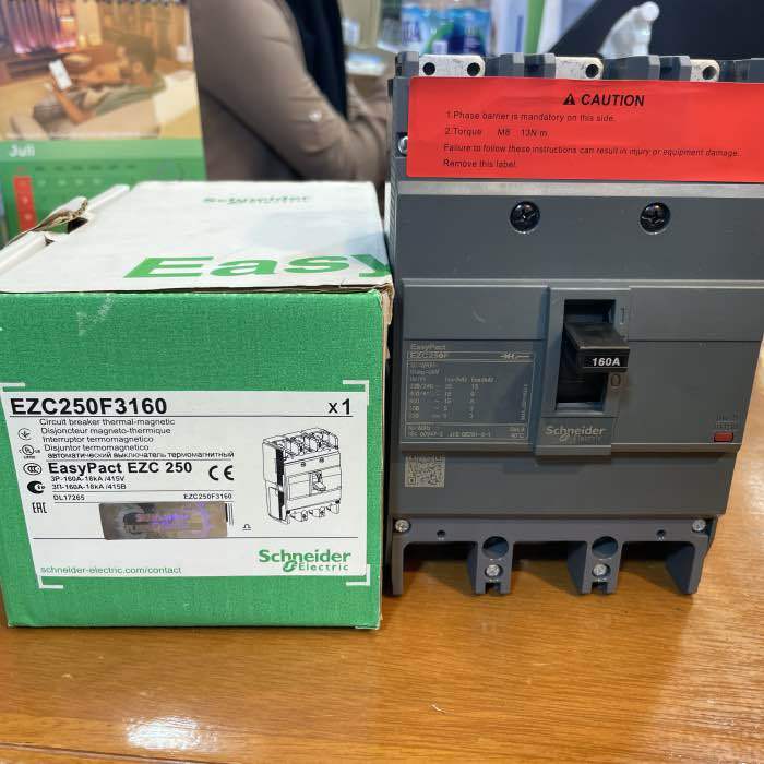 MCCB SCHNEIDER EZC250F3160 3P 160A BREAKER 3PHASE EZC250F EZC 250F | Lazada Indonesia