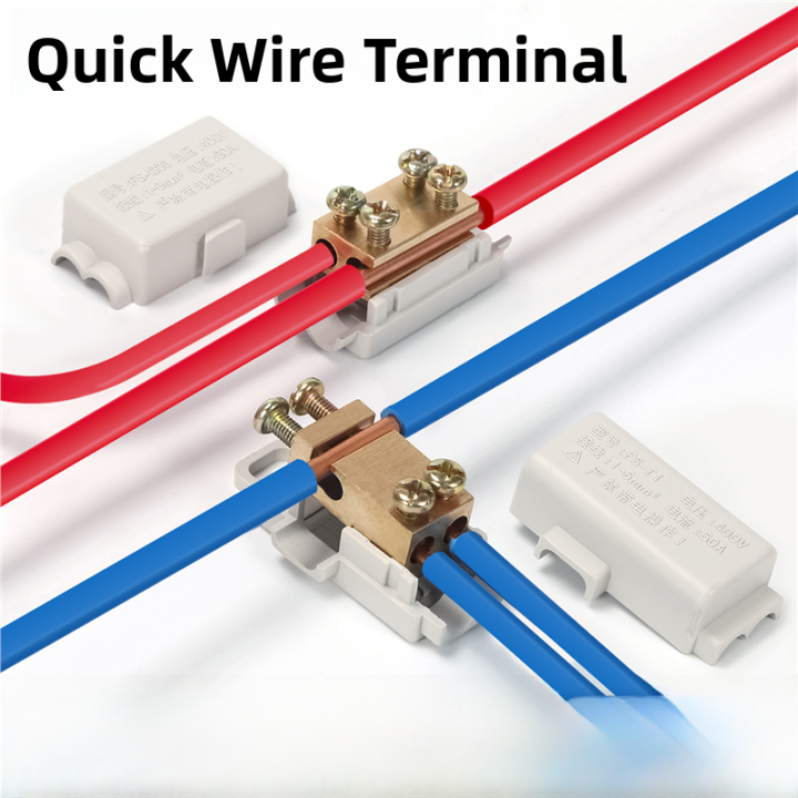 High Power Three-Way Connector Wire Line Quick Splice Terminal One in ...