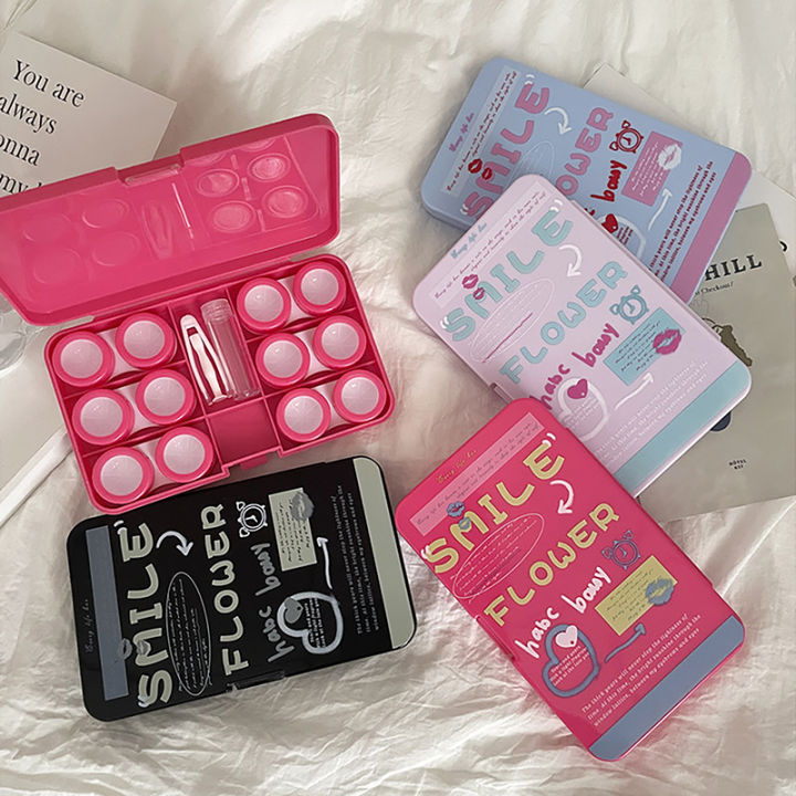 Creative Text Simple Portable Contact Lens Box Companion Care Box ...