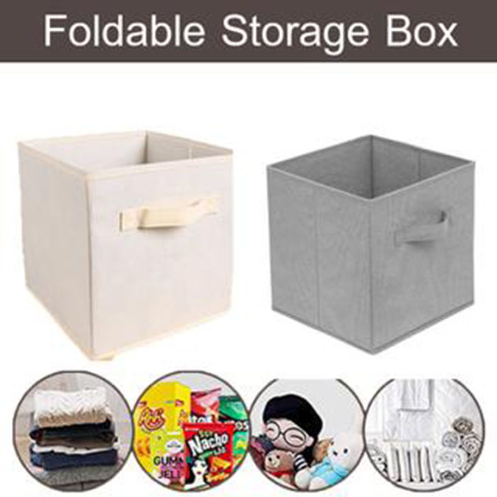 3pcs Foldable Storage Box Organizer No Cover Multi-purpose Collapsible ...