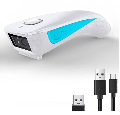 NETUM C990 QR 2D Bluetooth Barcode Scanner Mini Portable Scanner ...