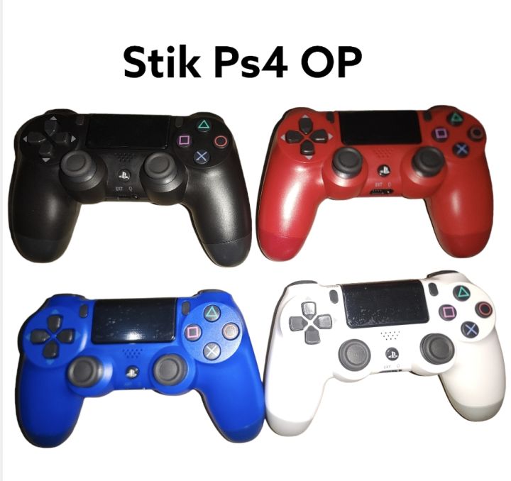 STIK PS4 OP WARNA HITAM stick stik ps4 ori pabrik | Lazada Indonesia