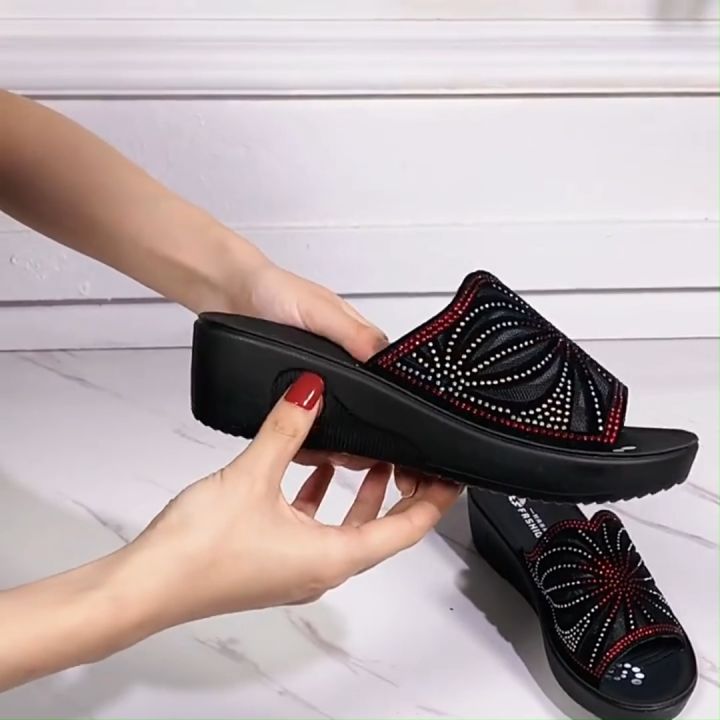 Sandal Wedges Sofiya - Sendal Wanita Pesta Kondangan Kekinian Terlaris ...