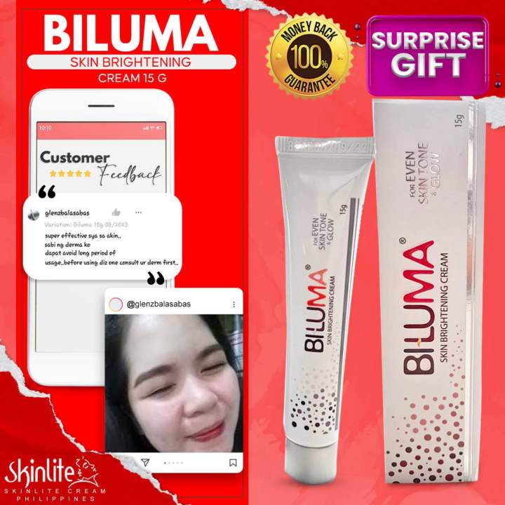 EXPIRY 11/2024 BILUMA SKIN LIGHTENING CREAM 15g Anti-Melasma Remover ...