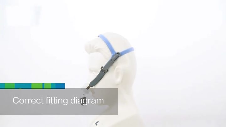 BMC P2 Nasal Pillow Mask With Headgear Silicon Gel Cushions For CPAP ...