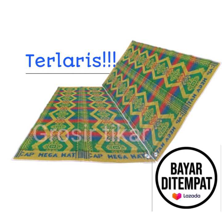 TIKAR PLASTIK 3X3 METER JUMBO MEGAMET tikar karpet | Lazada Indonesia