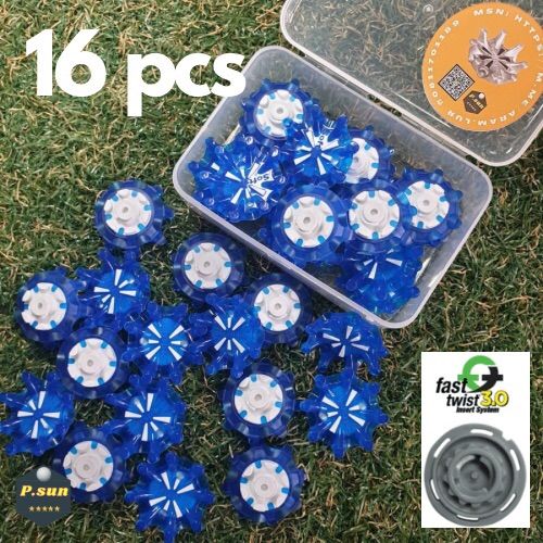ปุ่มรองเท้ากอล์ฟ 16pcs. Spikes stud golf shoes Slim-lok system Tour ...