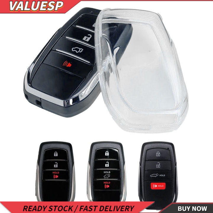 Key Case Transparent TPU Anti-Scratch For Toyota For Land Cruiser LC200 ...