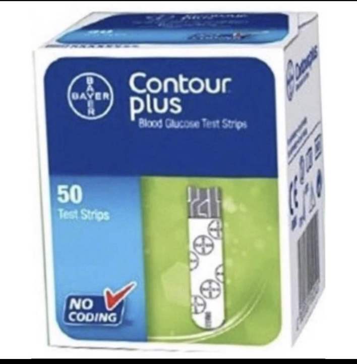 Contour plus (50) strips(4/25) | Lazada